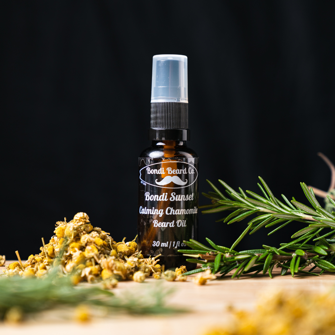Calming Chamomile Beard Oil | Soothing Beard Care by Bondi Beard Co ...