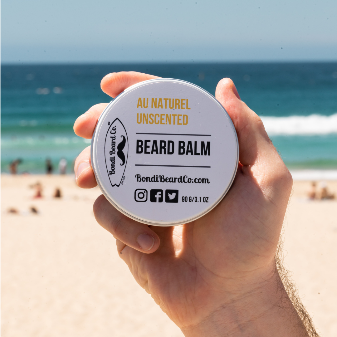 Au Naturel Unscented Beard Balm | Bondi Beard Co. Natural Care ...
